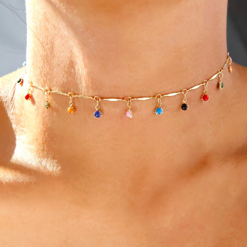 Colorful Choker - Etsy