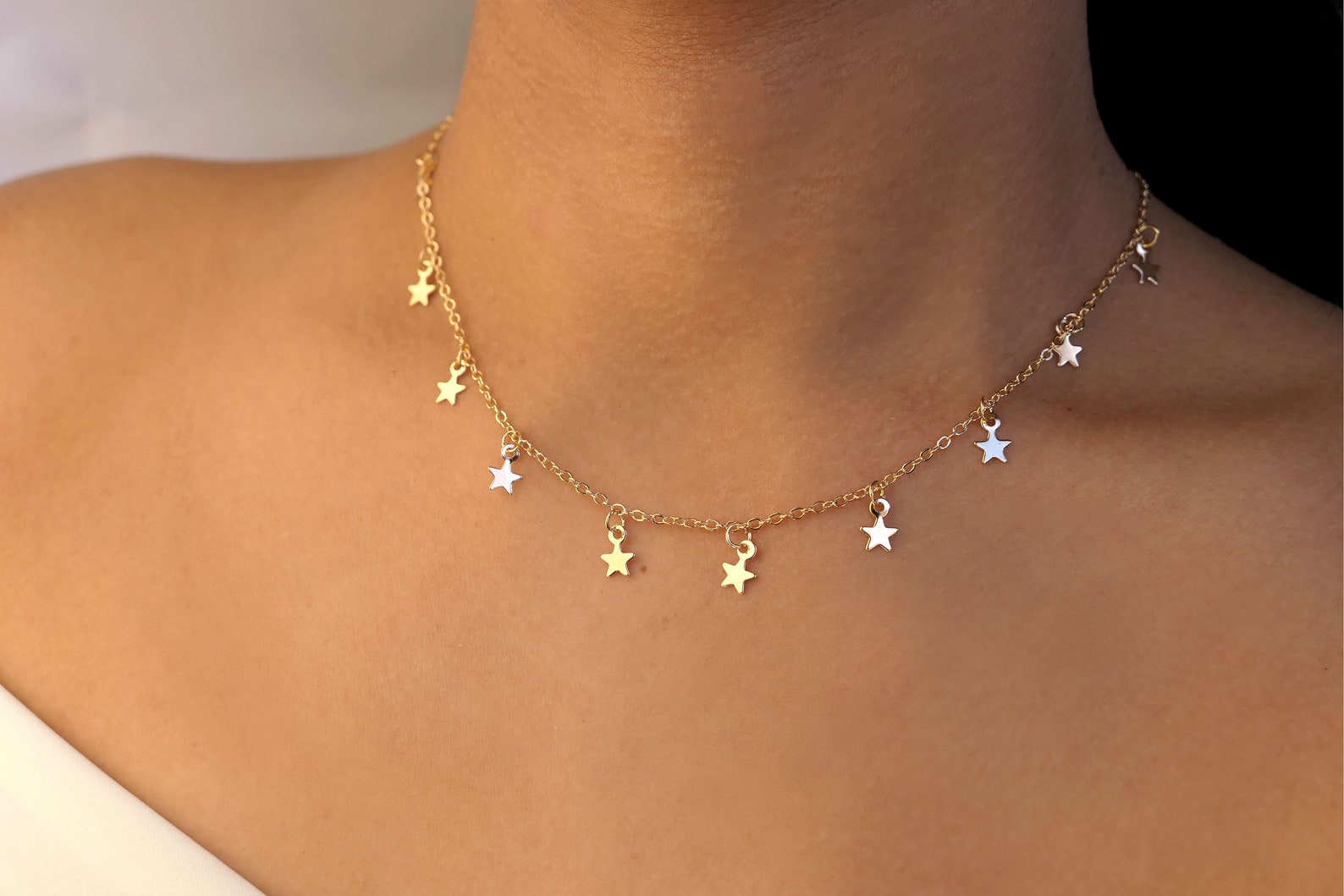 Dainty Star Necklace / Gold Star Necklace / Star Necklace / Star ...