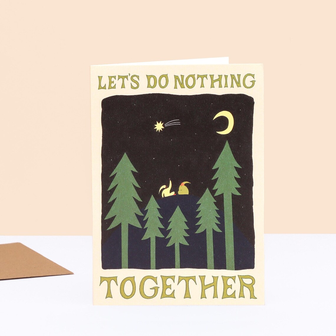 Let’s Do Nothing Together Card, Cute Love Card for Anniversary or ...