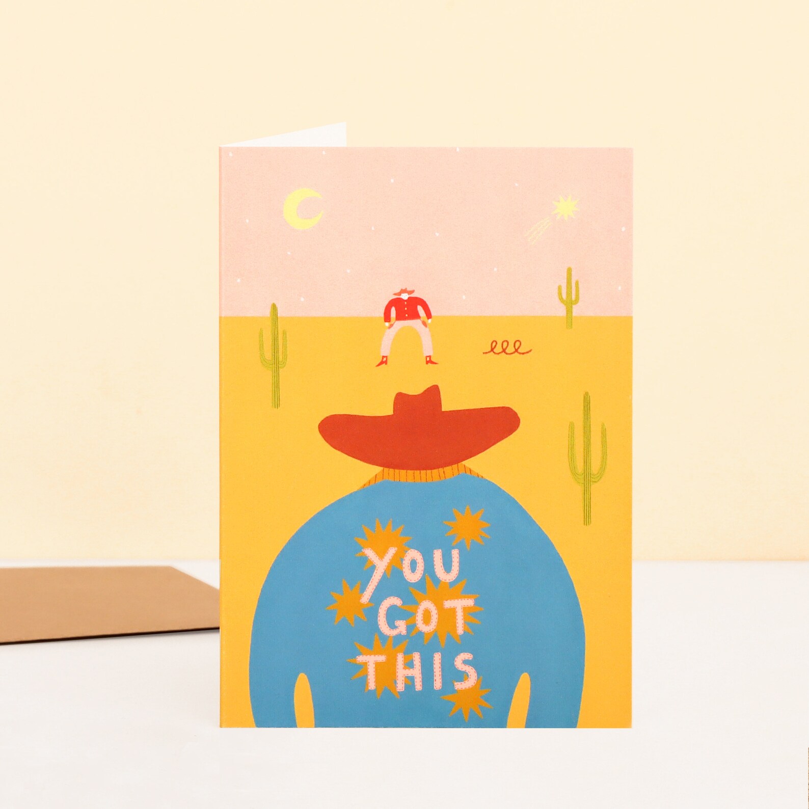 Fast Draw Cowboy You Got This Card | Motivational Card | Encouragement ...
