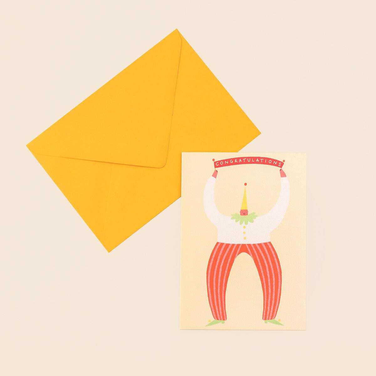 Happy Clown Congratulations Card Celebration Graduation Pregnancy New ...