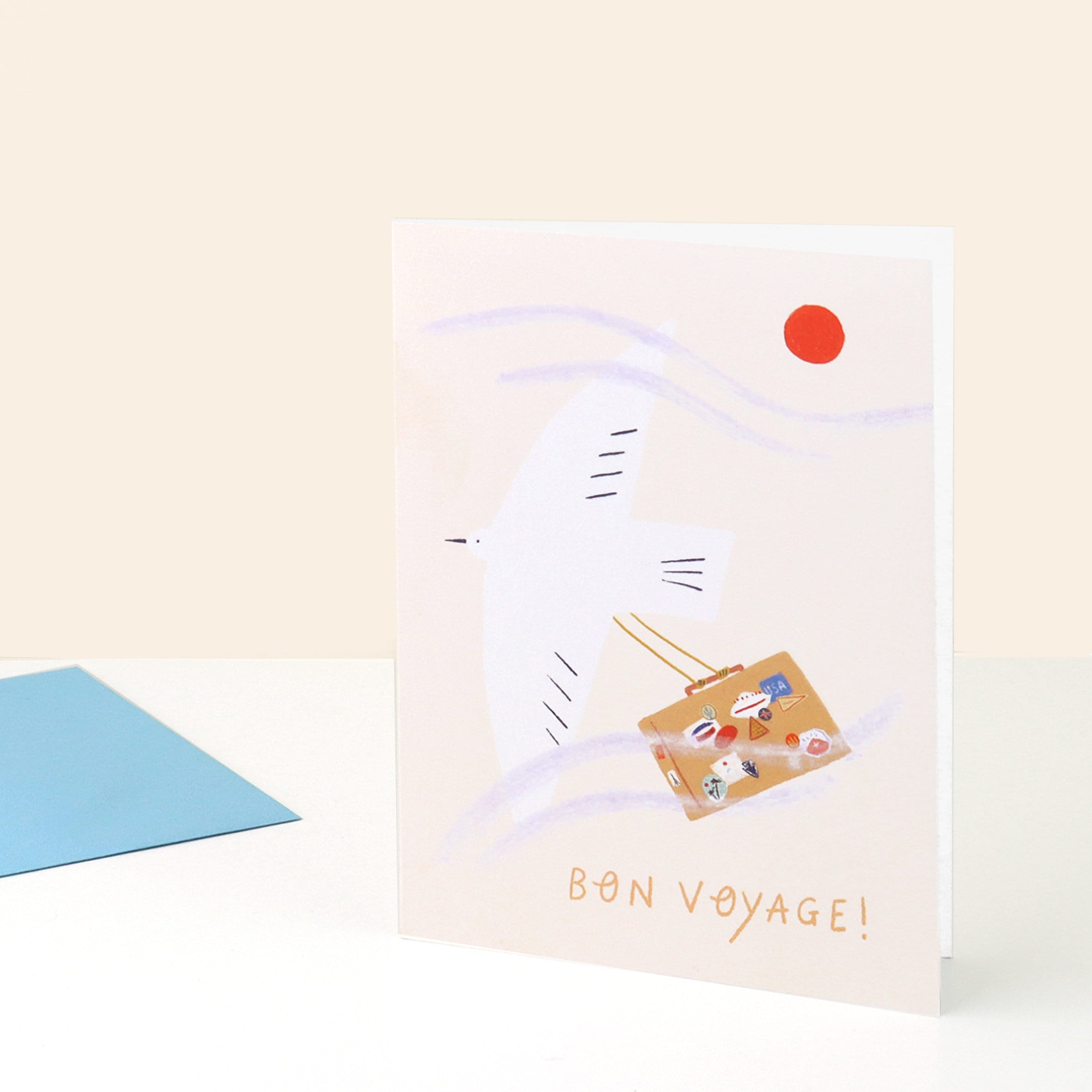 Bon Voyage Goodbye Card | New Job | Travelling | Farewell | Flying the ...
