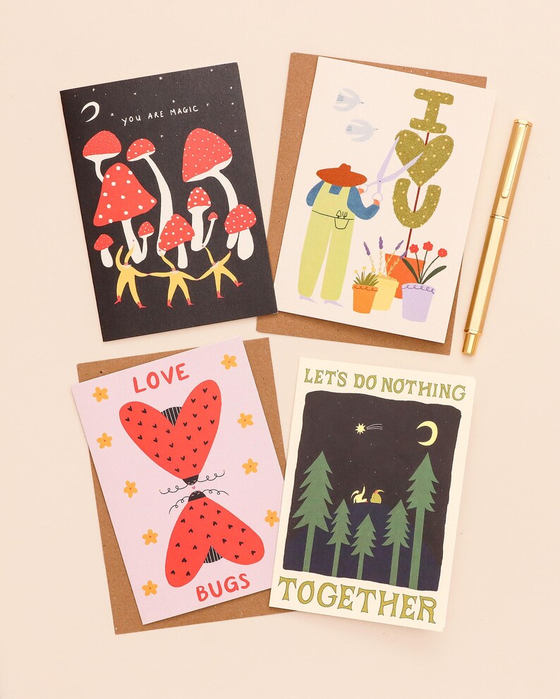 Let’s Do Nothing Together Card, Cute Love Card for Anniversary or ...