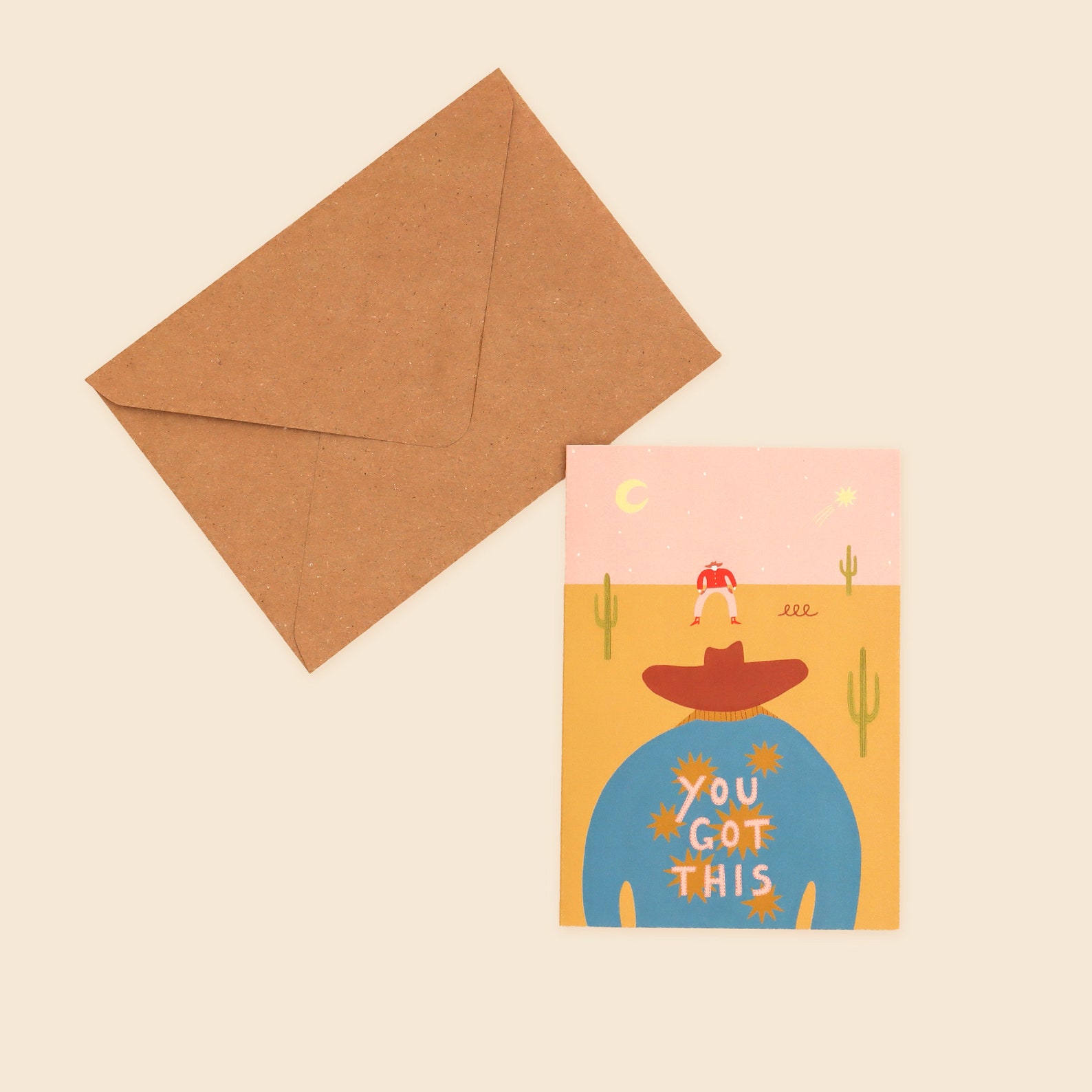 Fast Draw Cowboy You Got This Card | Motivational Card | Encouragement ...