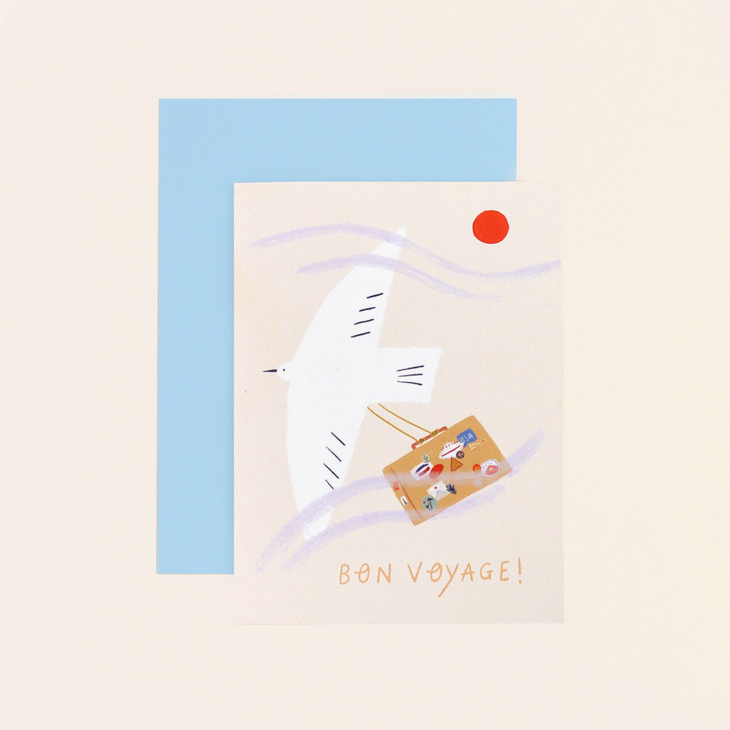 Bon Voyage Goodbye Card | New Job | Travelling | Farewell | Flying the ...