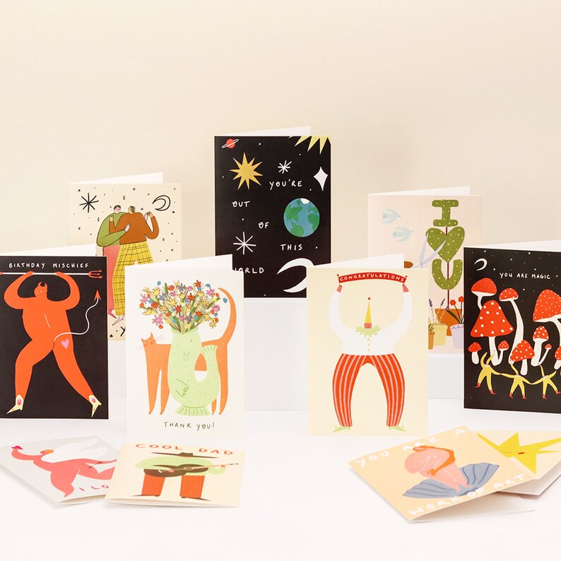 You Are Magic Card | Birthday | Mushrooms | Folky | Celebration | Self ...