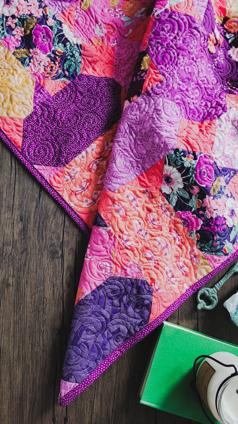 Wild Folk Quilt Pattern by Amy Lollis Design | Beginner Quilt Pattern | Large Print Fabrics ...