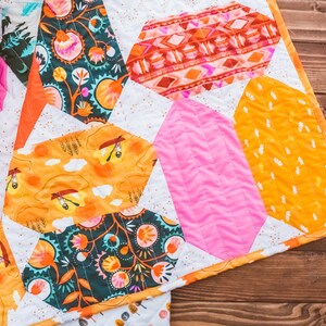 Wild Folk Quilt Pattern by Amy Lollis Design | Beginner Quilt Pattern | Large Print Fabrics ...