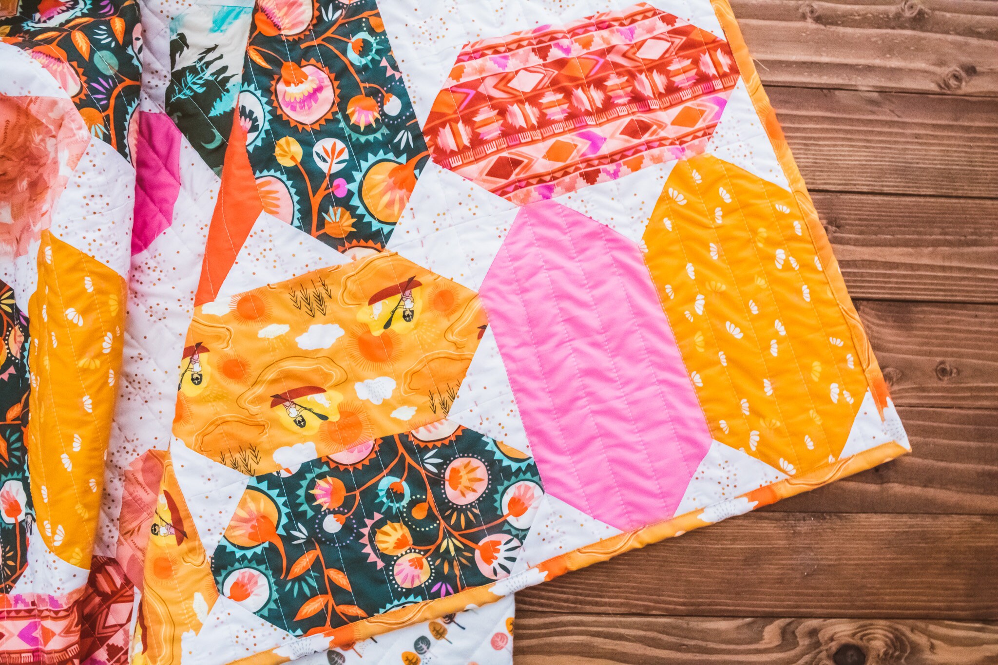 Wild Folk Quilt Pattern by Amy Lollis Design Beginner Quilt Pattern ...