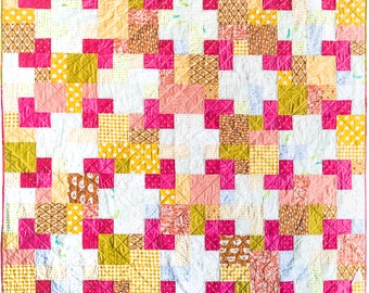 Untamed Modern Scrappy Quilt Pattern by Amy Lollis Design - Etsy