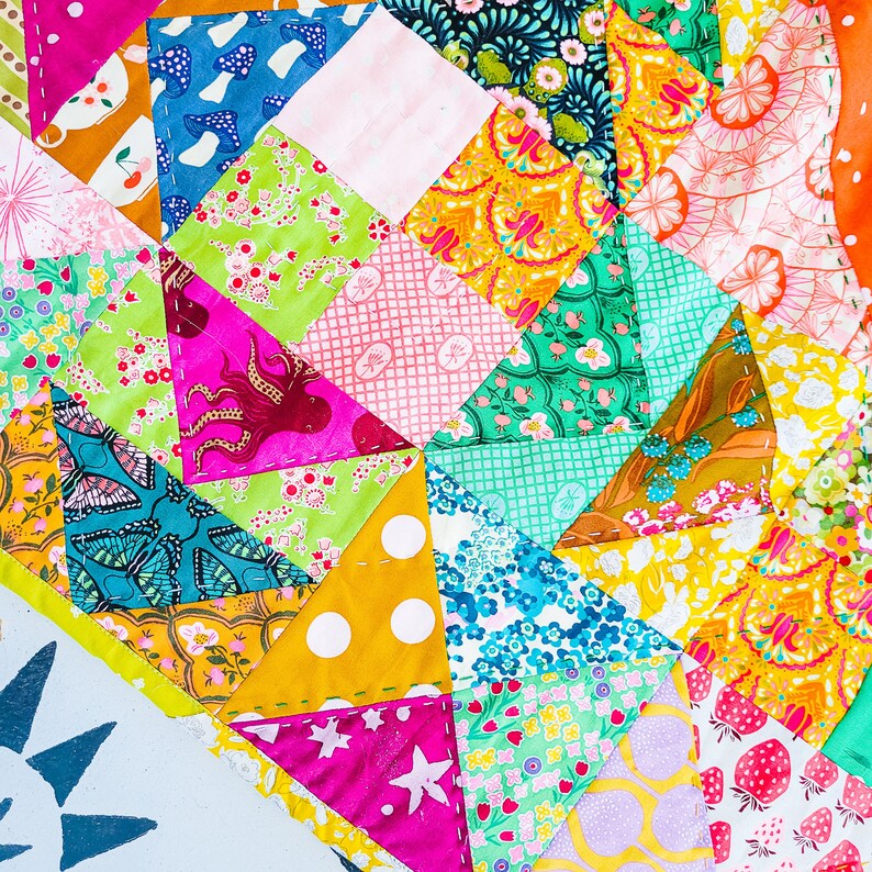 Untamed | Modern + Scrappy Quilt Pattern by Amy Lollis Design - Etsy