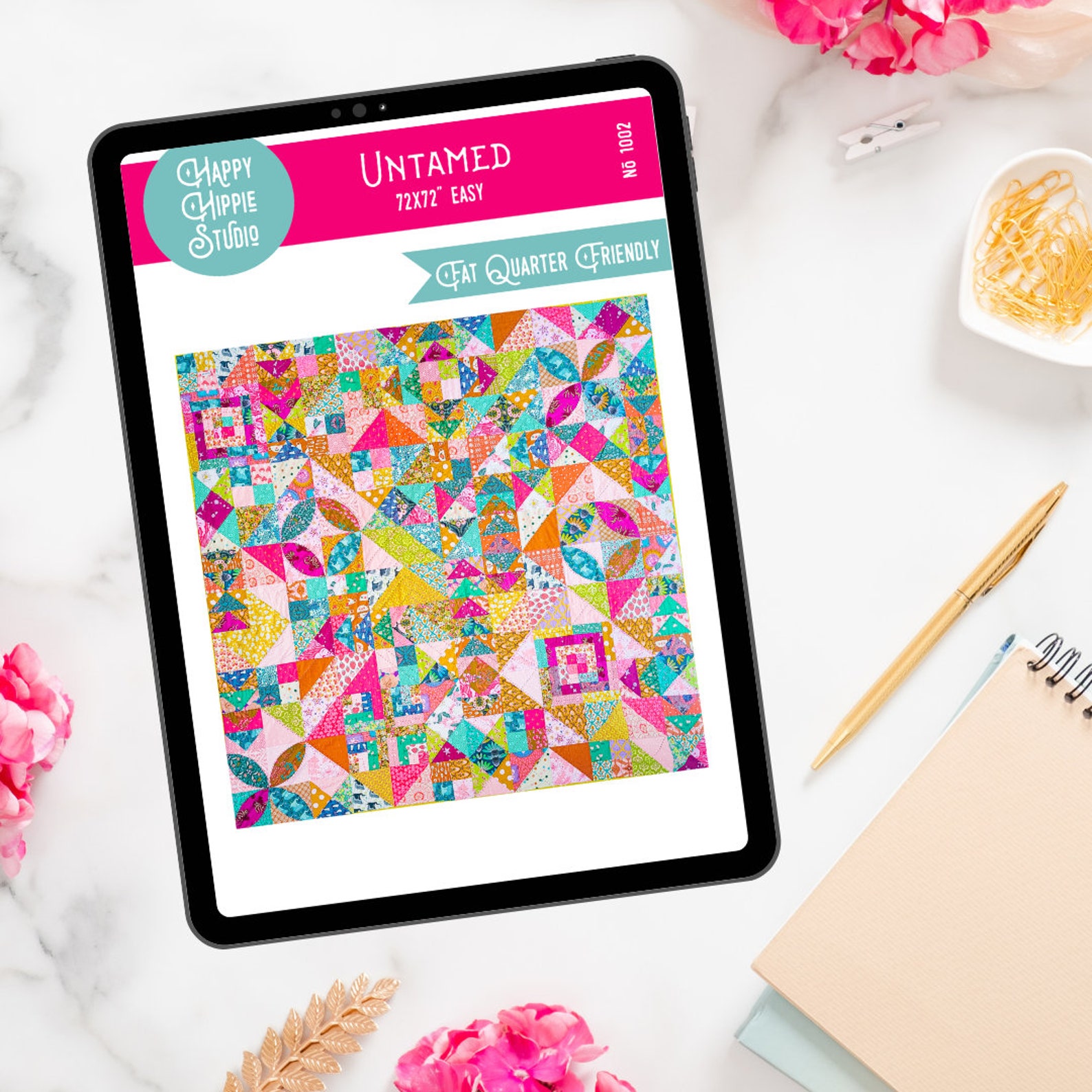 Untamed | Modern + Scrappy Quilt Pattern by Amy Lollis Design - Etsy