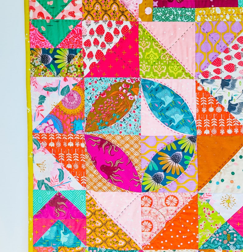 Untamed | Modern + Scrappy Quilt Pattern by Amy Lollis Design - Etsy