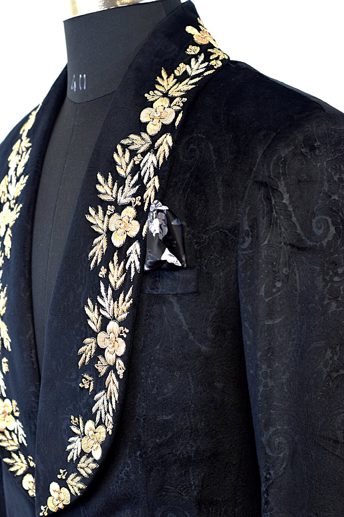 Made to Order Mens Brocade Embroidered Blazer Tuxedo MT28 - Etsy