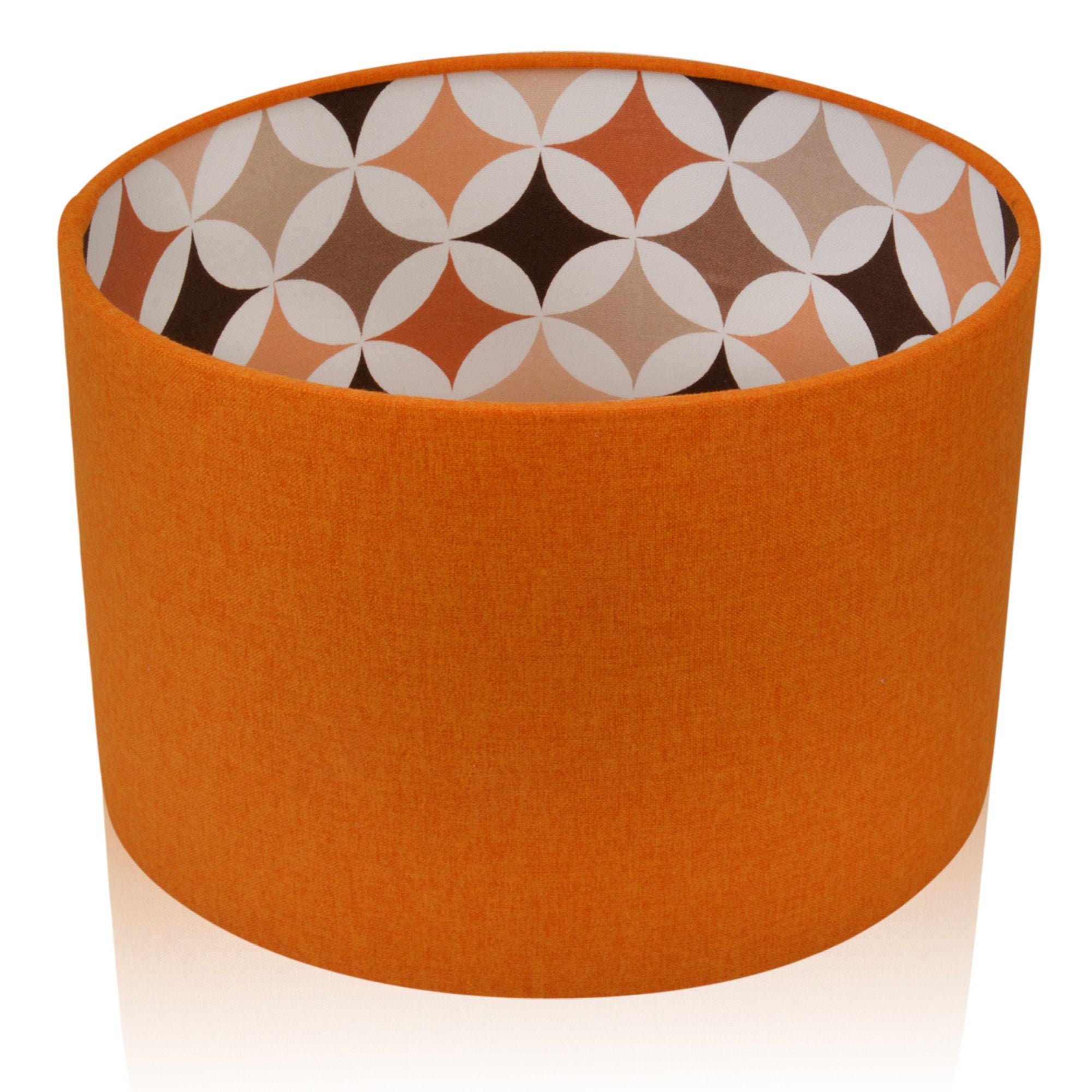 Orange or Yellow LAMPSHADE Geometric Vintage Lamp Shade UK - Etsy UK