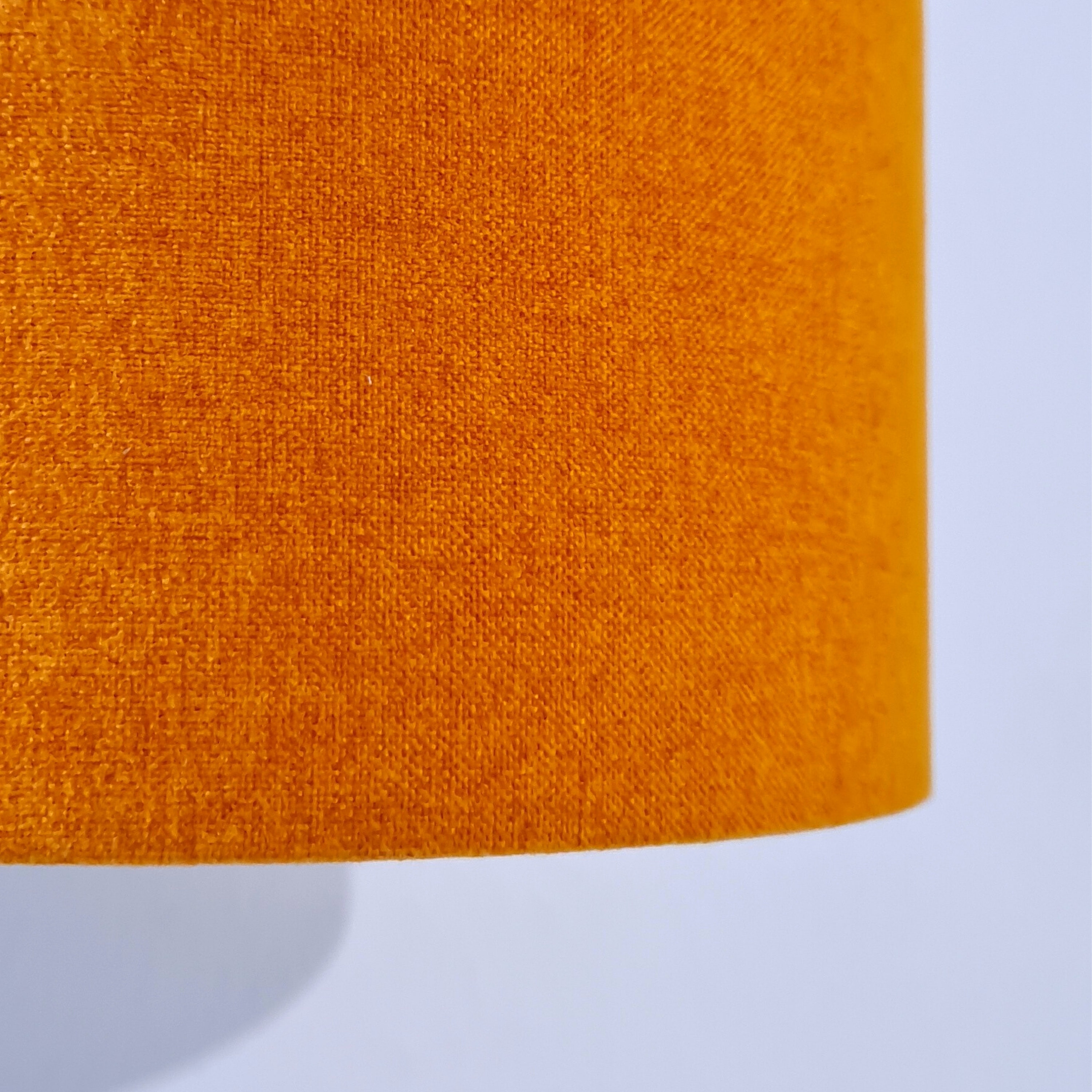 ORANGE LAMPSHADE UK Made Retro Lamp shade Vintage Textured | Etsy