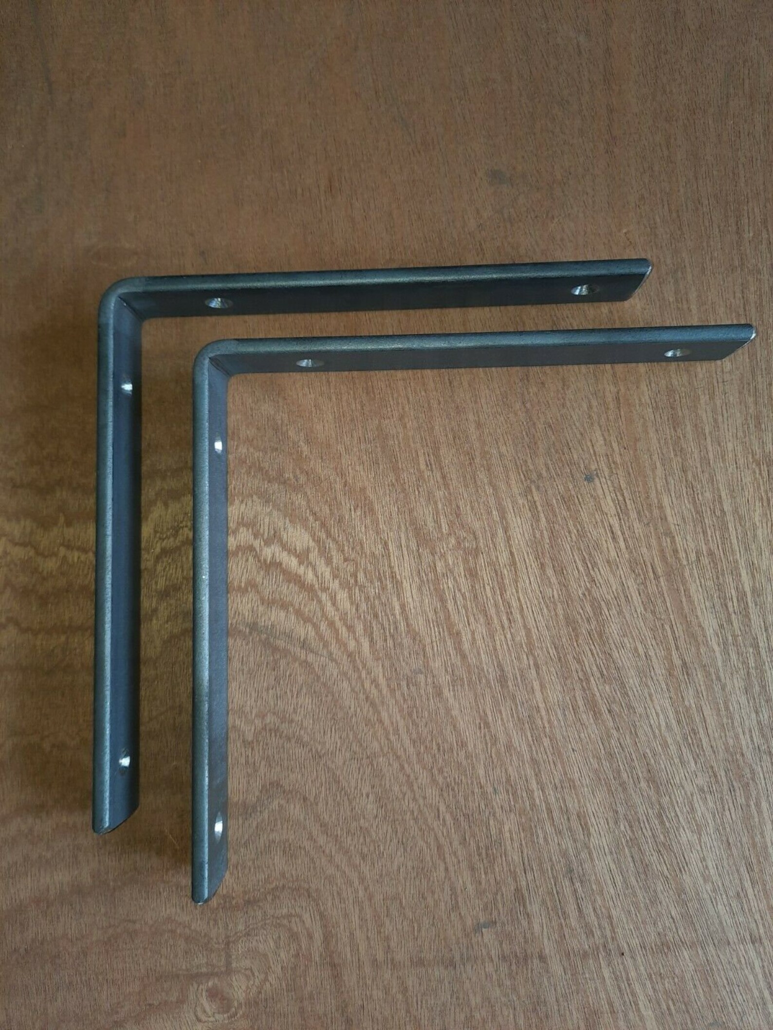 2 X STEEL BRACKETS UK Made Floating Brackets Flat Brackets - Etsy UK