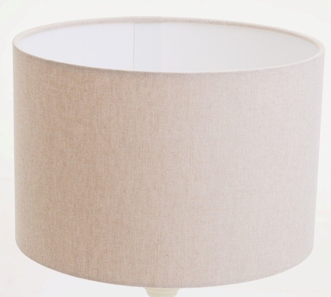 CREAM LAMPSHADE UK Made Vintage Lampshade Retro Lampshade Cream Fabric ...