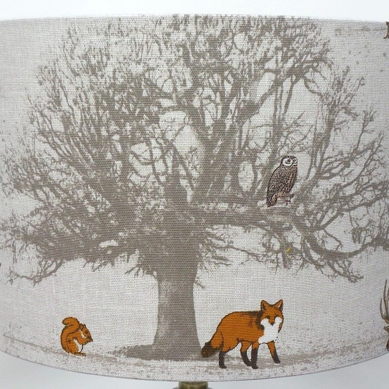 Lamp Shades Red Animal - Etsy UK