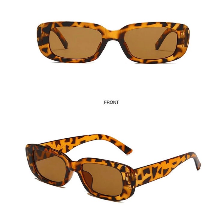 Classic Retro Rectangular Sunglasses Tortoise Shell (unisex) - Etsy
