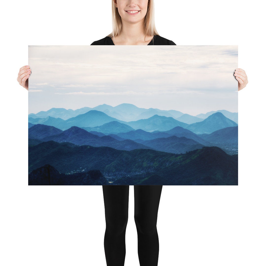 Mountains Poster, Landscape Poster, Mountains Photo, Mountains Fog ...