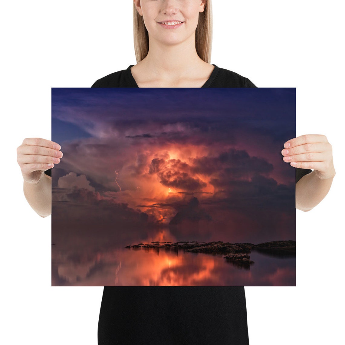 Poster Print Poster Photo Thunderstorm Poster Nature - Etsy