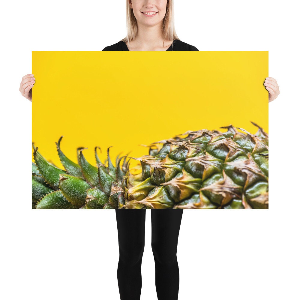 Pineapple Poster, Poster Print, Fruits Poster, Wall Decor Poster ...