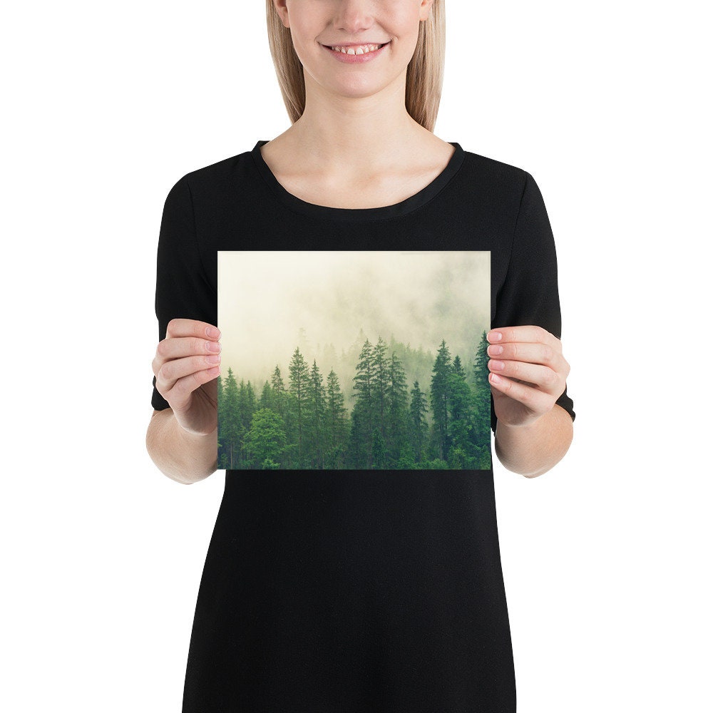 Forest Poster, Poster Forest, Landscape Poster, Poster Landscape ...