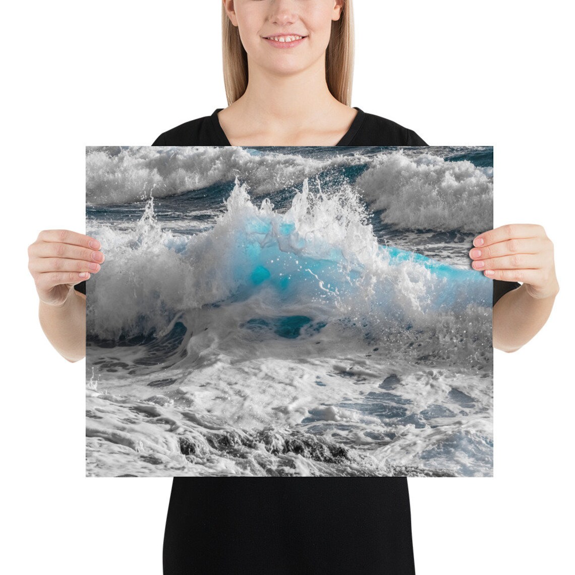 Poster Print Poster Wave Waves Print Wave Wall Art Wave - Etsy
