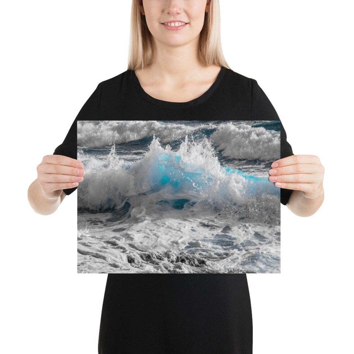 Poster Print Poster Wave Waves Print Wave Wall Art Wave - Etsy