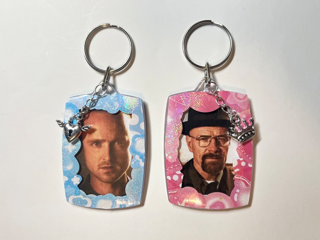Breaking Bad Walter White Jesse Pinkman Matching Photocard Keychain ...