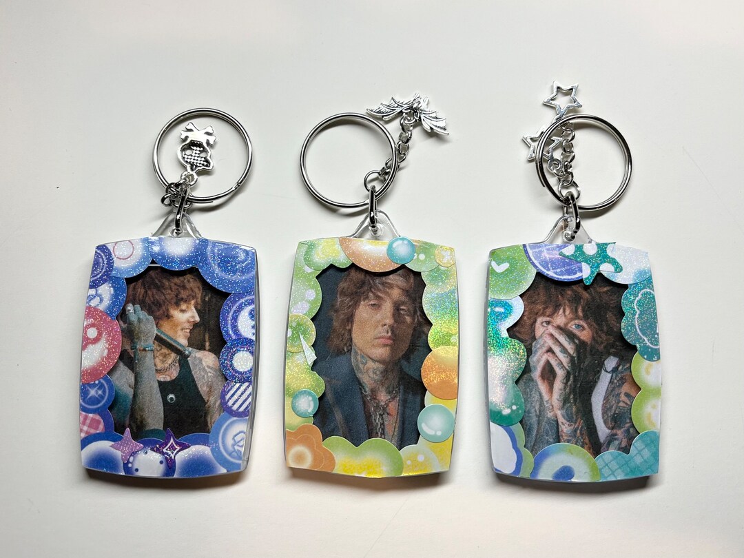 Oli Sykes Bring Me the Horizon Photocard Keychain Double Sided - Etsy