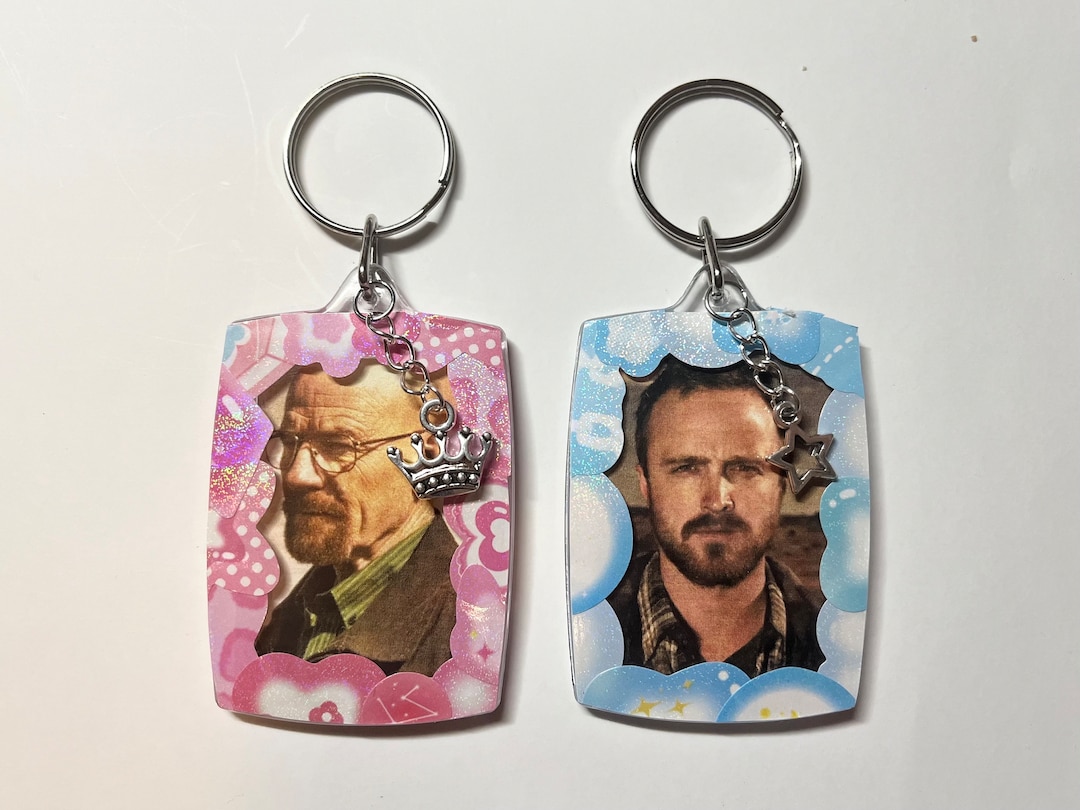 Breaking Bad Walter White Jesse Pinkman Matching Photocard Keychain ...