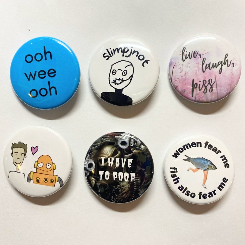 Pinback Button Set - Etsy