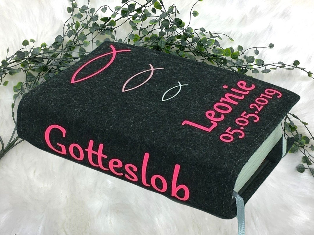 God's Praise Cover With Name Felt Hymn Book Cover Praise to God Cover ...