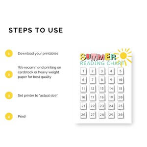 Kids Summer Reading Chart | Summer Reading Challenge, Reading Log ...