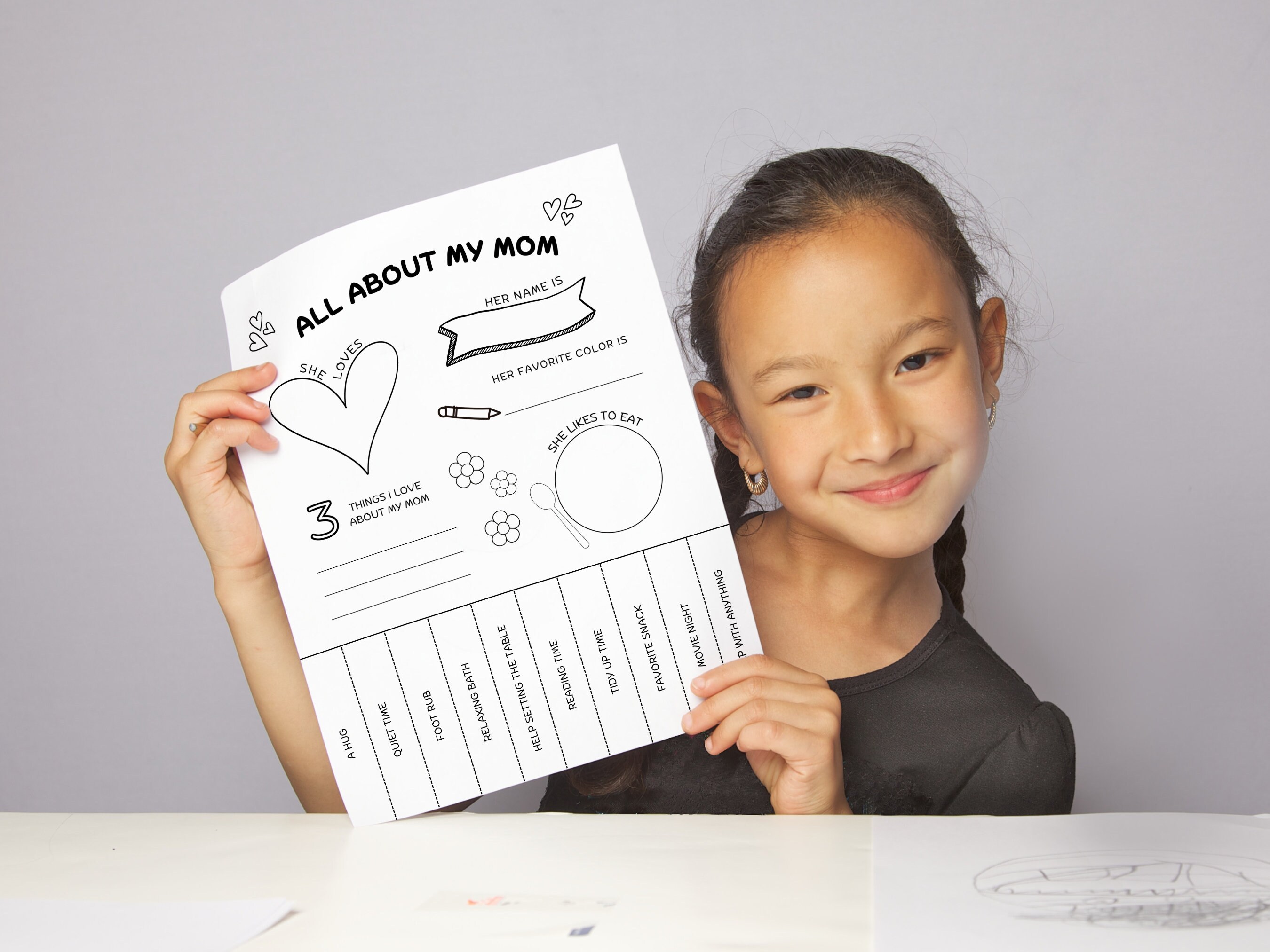 All About My Mom, Mother's Day Activity, Fill in the Blank, Mother's ...