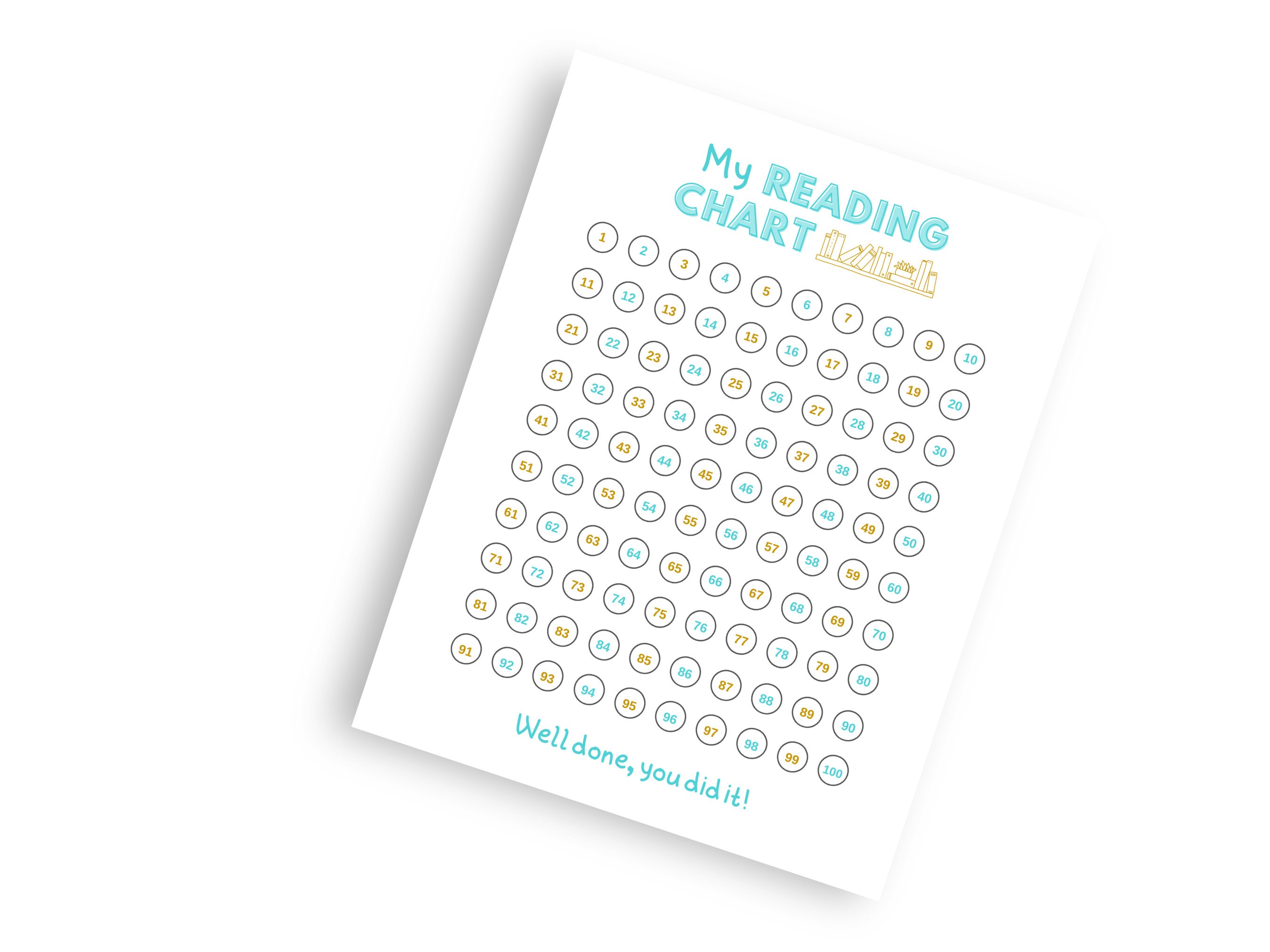 Kids Printable Reading Chart, Reading Reward Chart, Homeschool Reading ...