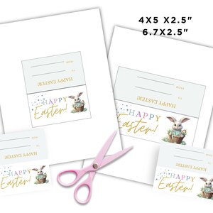 Easter Treat Bag Topper Printable Treat Bag Topper Cookie Bag Topper ...