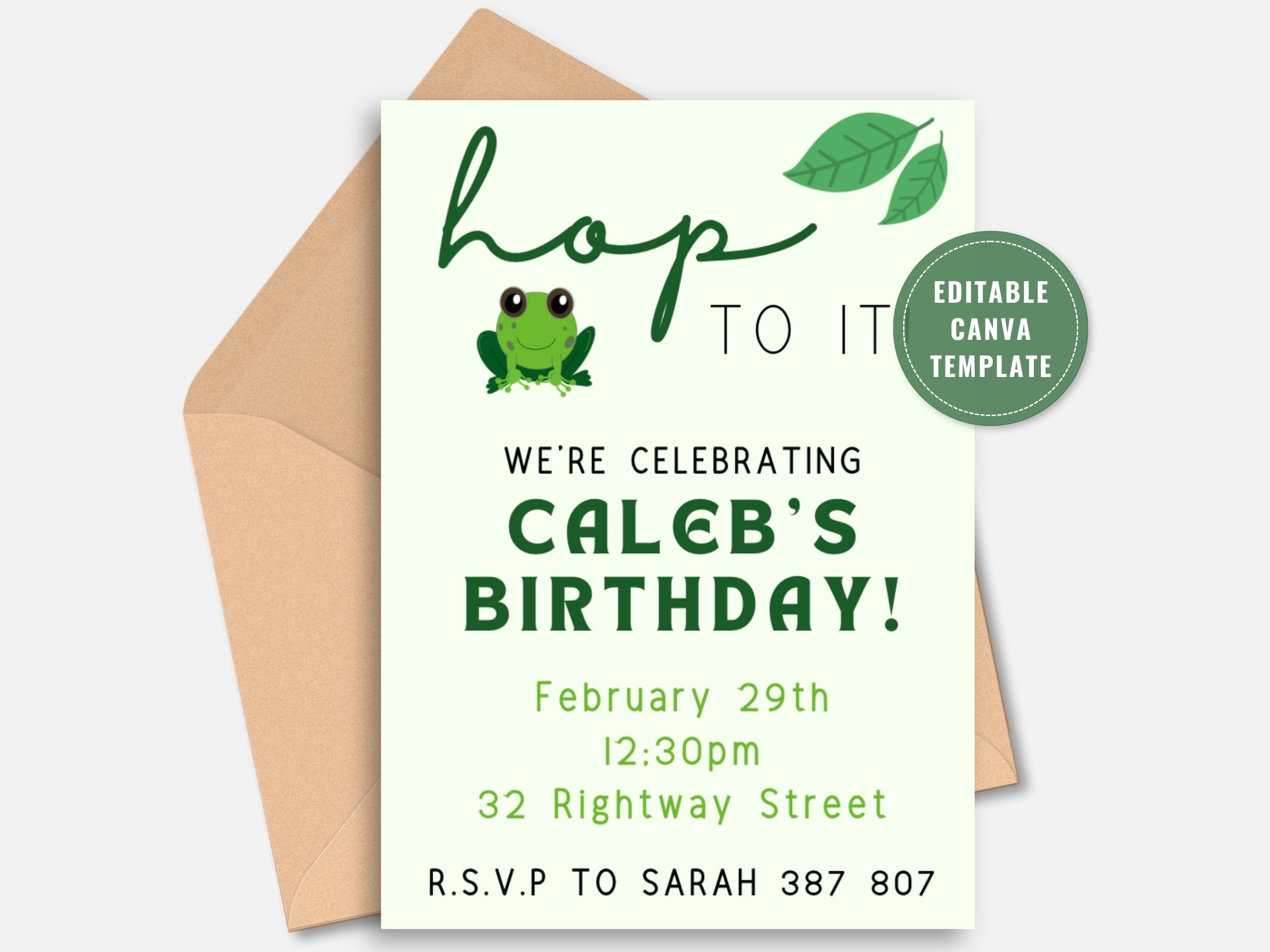 Leap Year Birthday Party Bundle | Leap Year Birthday Printables ...