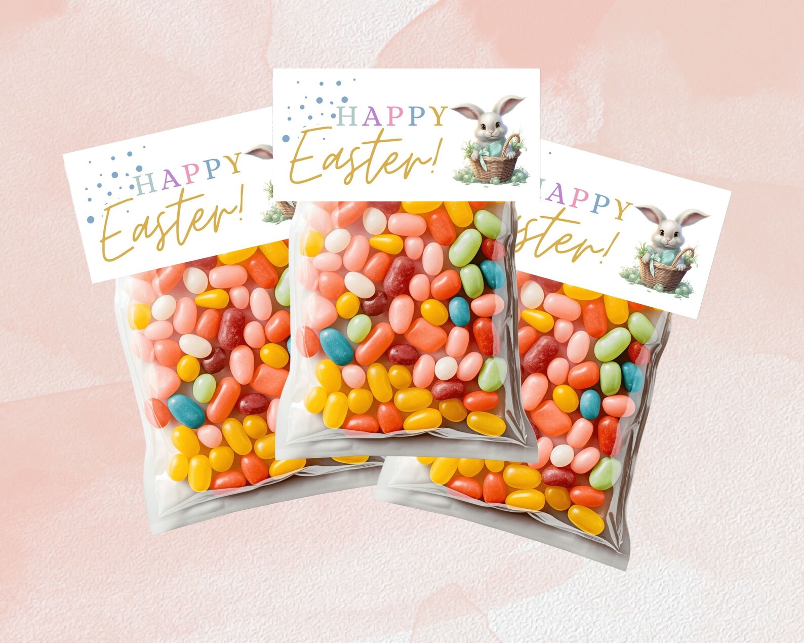 Easter Treat Bag Topper Printable Treat Bag Topper Cookie Bag Topper ...