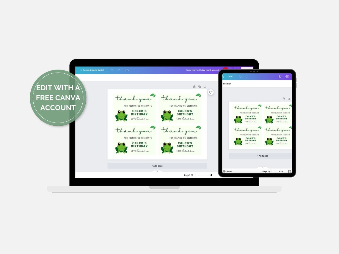 Leap Year Birthday Party Bundle Leap Year Birthday Printables, Editable ...