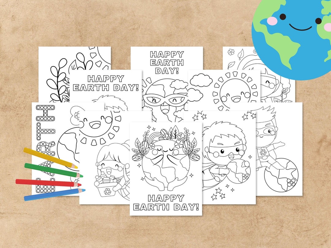 Earth Day Coloring Pages, Ecology Earth Day Coloring, Coloring Pages ...