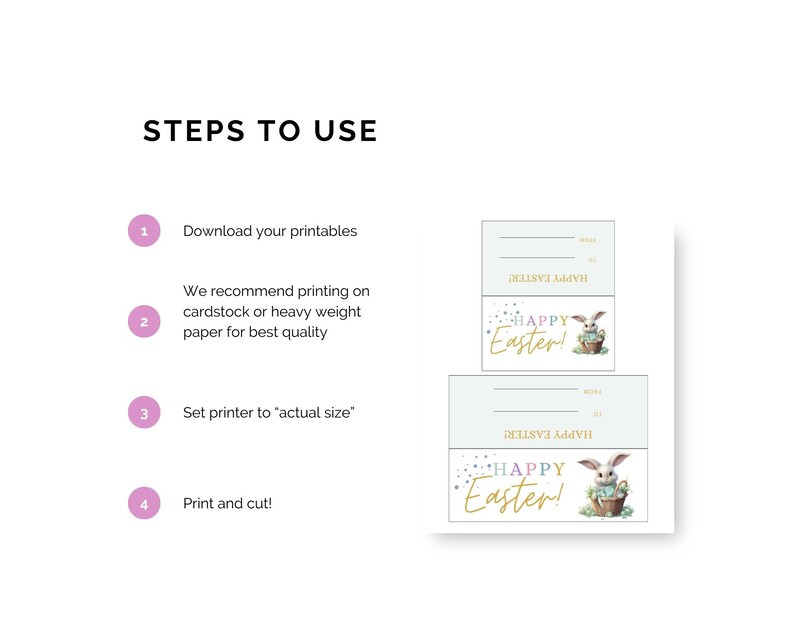 Easter Treat Bag Topper Printable Treat Bag Topper Cookie Bag Topper ...