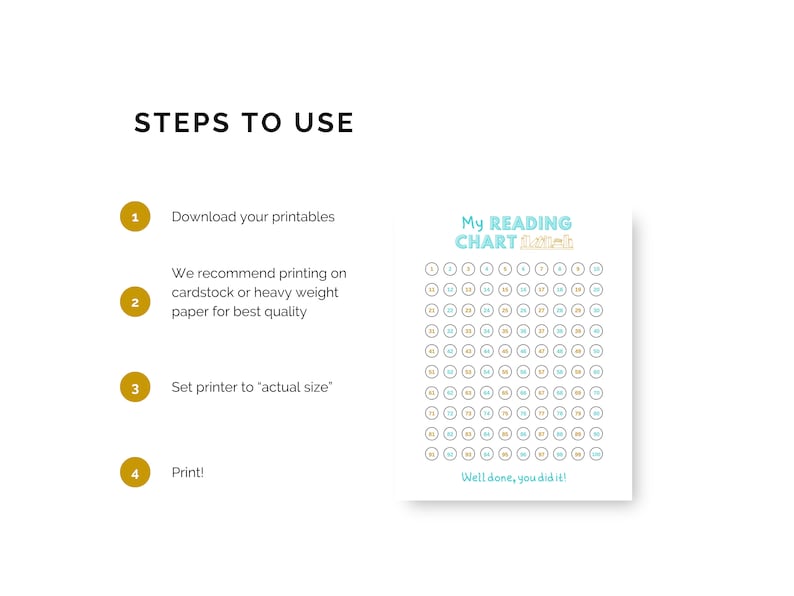 Kids Printable Reading Chart, Reading Reward Chart, Homeschool Reading ...