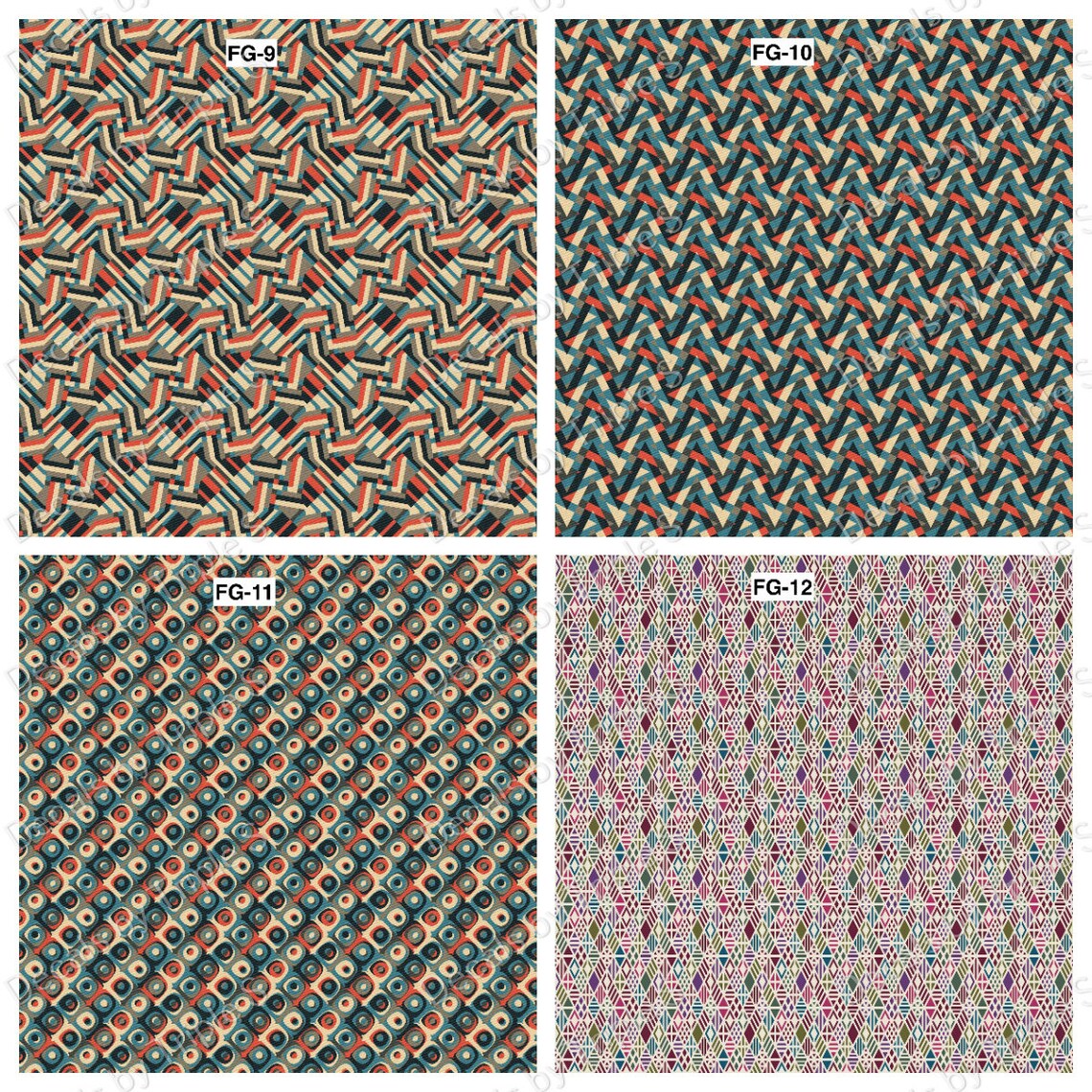 Clear Cast or White Vinyl Sheets FUN GEOMETRY | Etsy