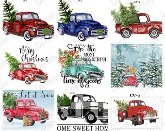 Clear Cast Decals CHRISTMAS TREES - Etsy