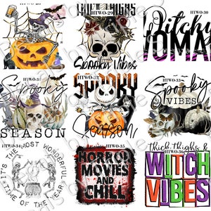 Clear Cast Decals ***HALLOWEEN TWO*** - Etsy