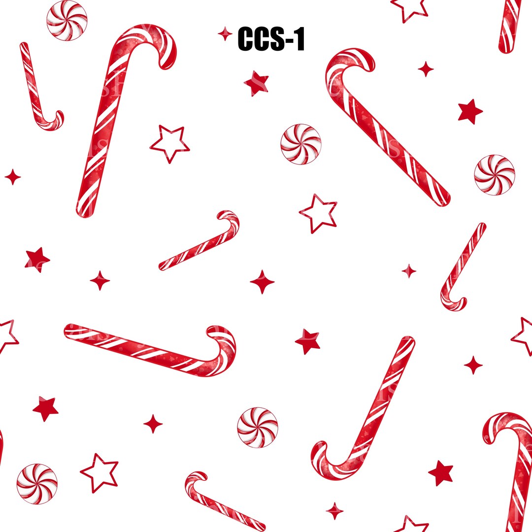 CANDY CANE SEASON Clear Cast or White Vinyl Sheets - Etsy