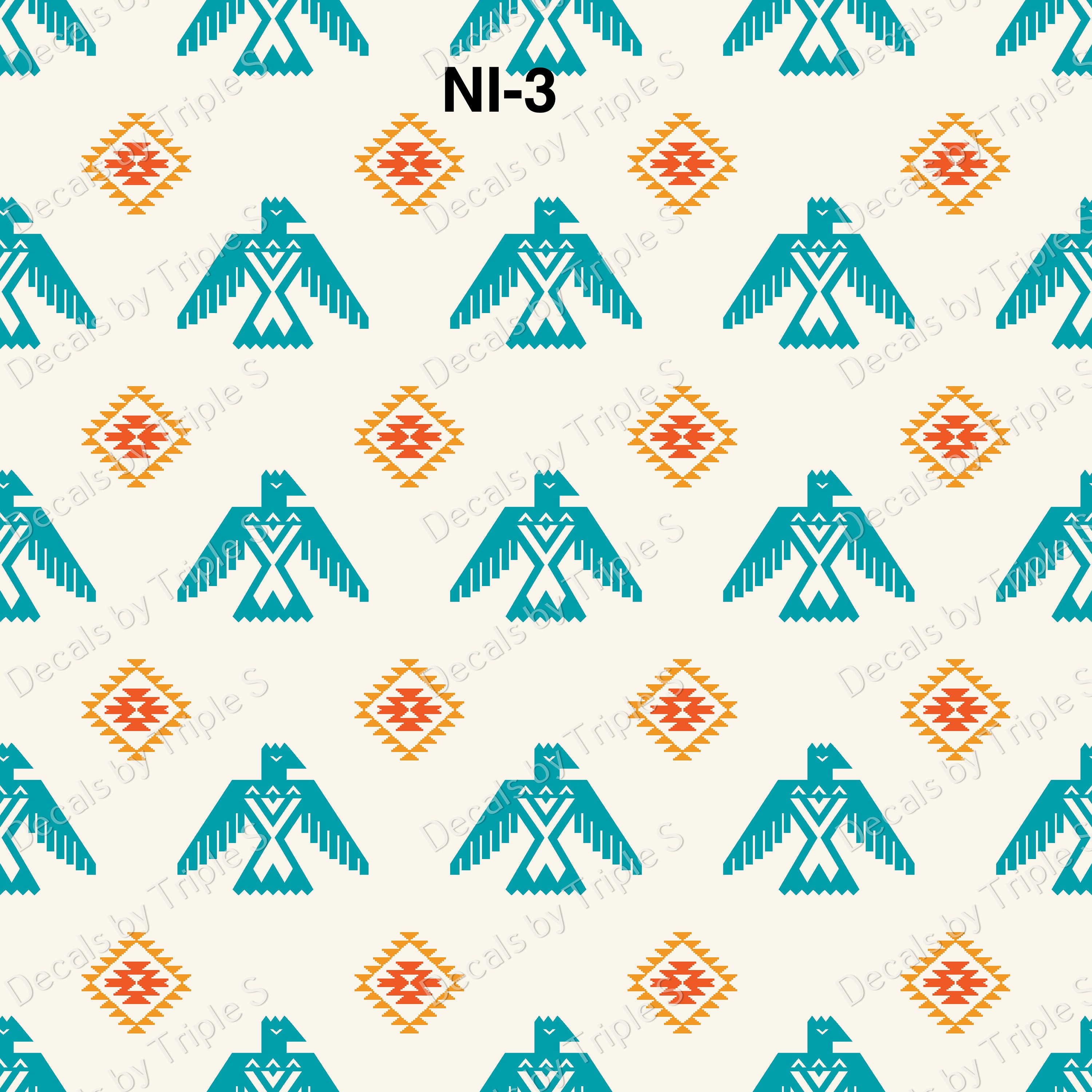 Clear Cast or White Vinyl Sheets NAVAJO INSPIRATION - Etsy.de